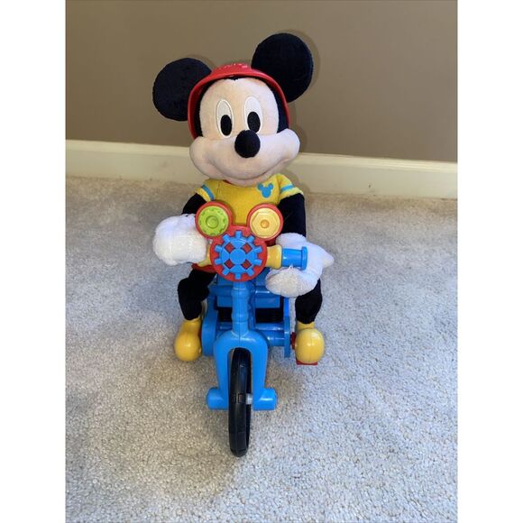 Disney | Toys | Mickey Mouse Clubhouse Boppin Bikin Mickey Mouse Plush ...